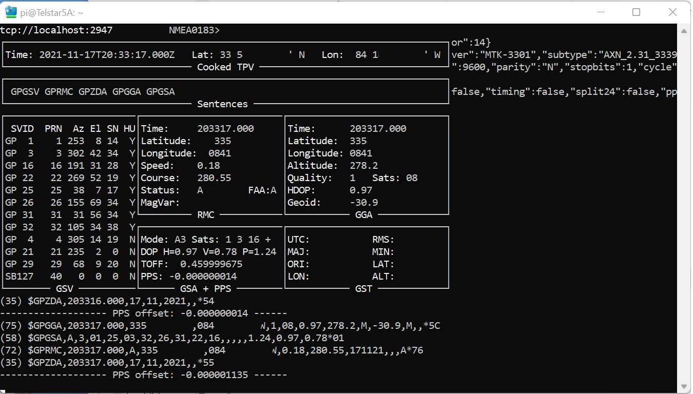 Raspberry Pi GPS Time Server with Bullseye – N4BFR Vision